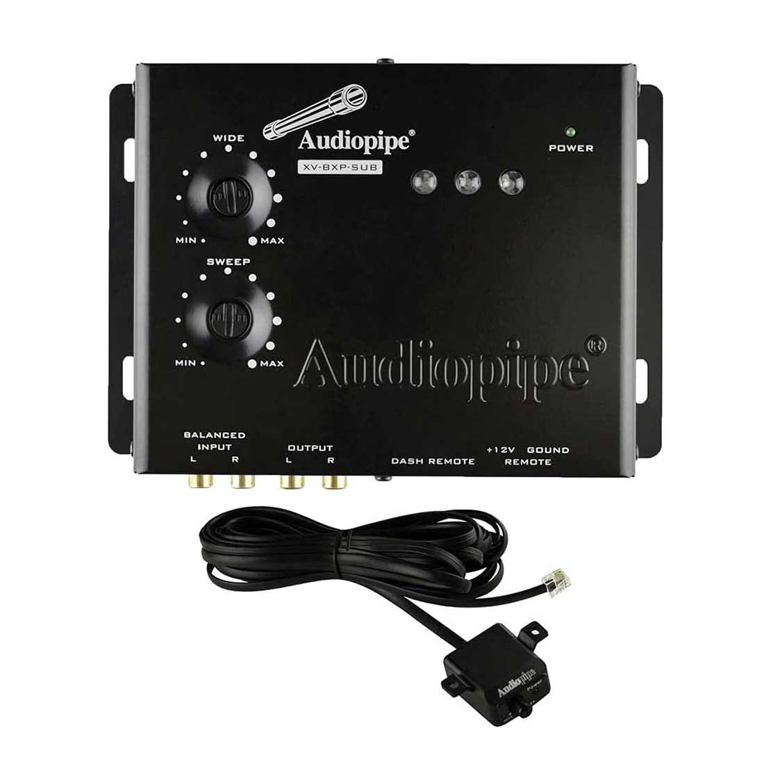 Audiopipe XVBXPSUB 13.5V Car Audio Digital Bass Processor w/ Remote ...